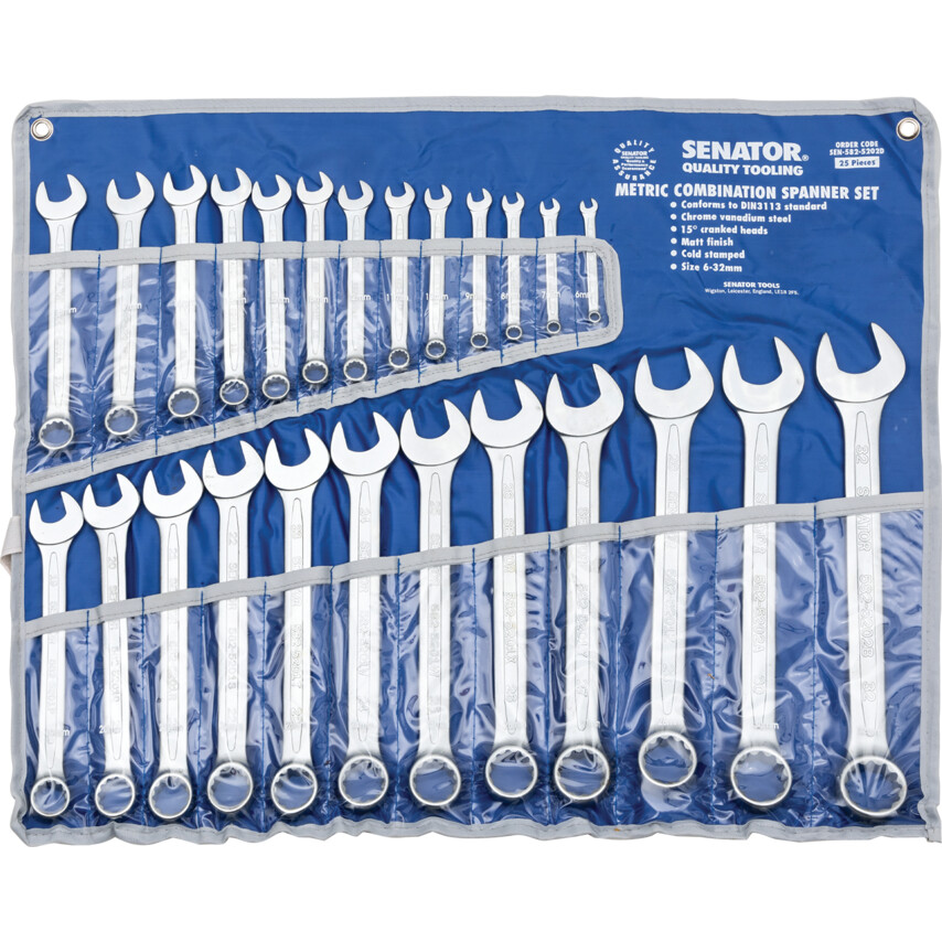 Senator make SEN5825202D - Metric Combination Spanner Set, 6-32mm - 25 ...
