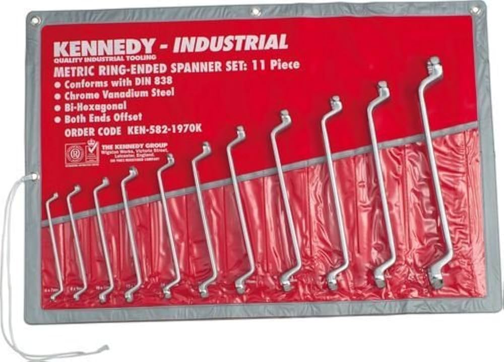 Kennedy make KEN5821970K - 6-32mm CV Ring Spanner Set 11PC