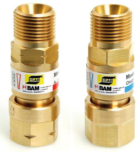 Esab Torch Mounted Flash Back Arrestor FT G3/8 RH for Oxygen
