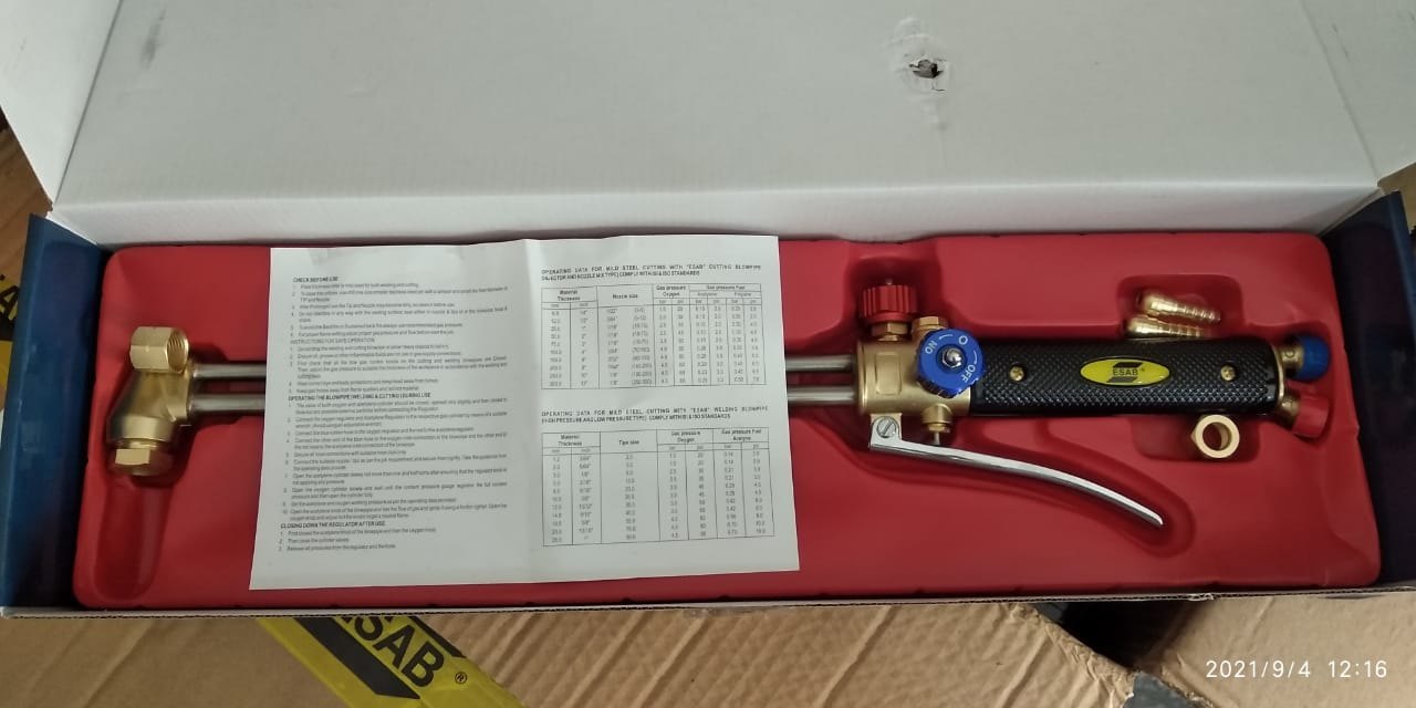 Esab Gas Cutting Torch Xpert Cutogen5