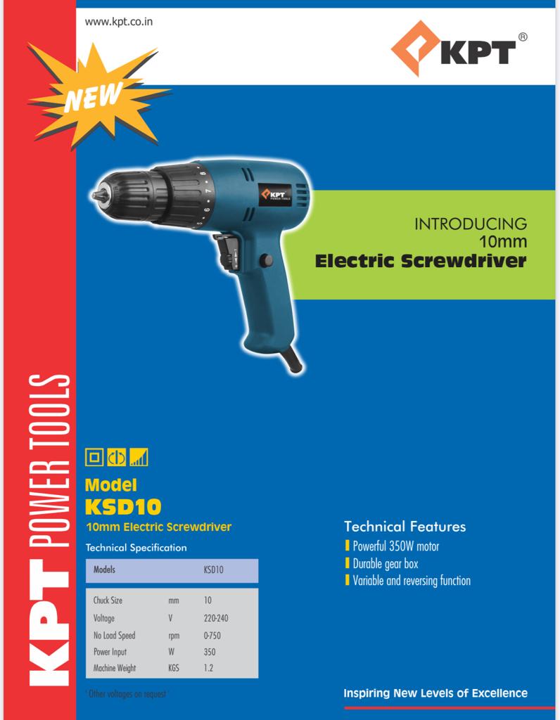 KPT KSD10 - Electric Screw Driver